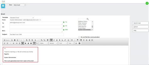 Merge One Or More Templates While Sending Email In Sage Crm Sage Crm