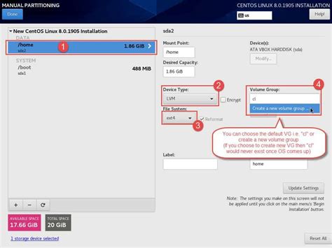 Step By Step Create LVM During Installation RHEL CentOS 7 8 GoLinuxCloud