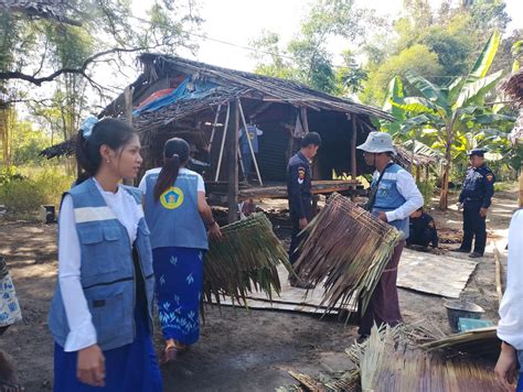 သဘာဝဘေးဒဏ်ခံနိုင်သော ရပ်ရွာအသိုက် အဝန်းဖြစ်ပေါ်စေရေးအတွက် အိုးအိမ်မ