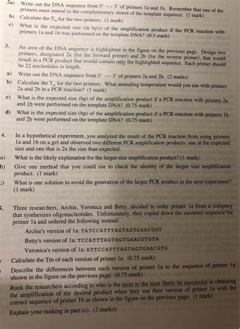 Solved The Figure Below Shows The Partial Sequence Of The