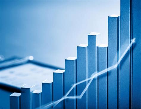 Growth Chart Showing Positive Trends Representing Progress Enhancement