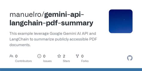manuel c on linkedin github manuelro gemini api langchain pdf