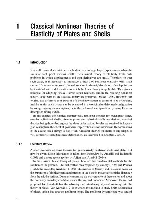 Classical Nonlinear Theories Of Elasticity Of Plates And Shells