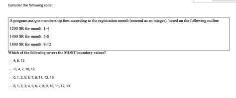 Solved Consider The Following Code A Program Assigns