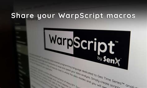 Share Your Warpscript Macros Senx Share Your Warpscript Macros Senx