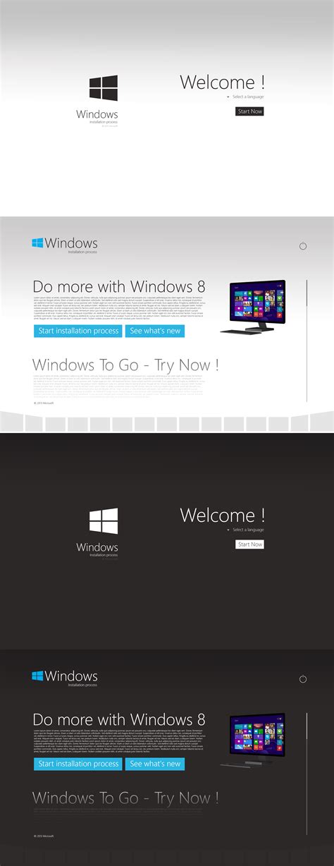 Windows Installation Process Concept By Danielskrzypon On Deviantart