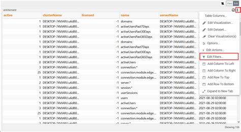 edge technologies inc documentation client filters overview