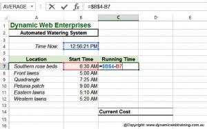 The NOW Function in Excel - Dynamic Web Training Blog