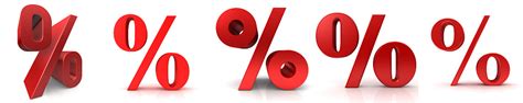 백분율 기호 빨간 판매 기호 이자율 금융 아이콘 가격 할인 감소 태그 오프 라벨 3d 렌더링 3차원 형태에 대한 스톡 사진 및 기타 이미지 Istock
