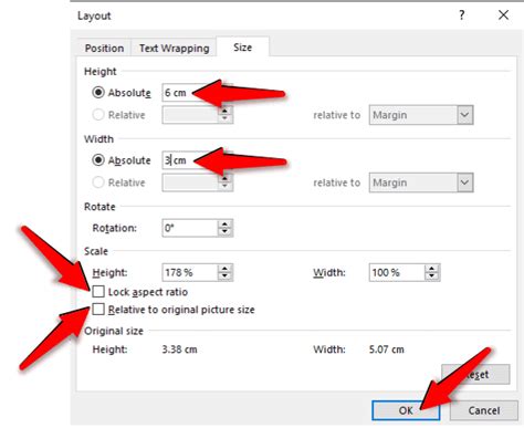 Word change size of picture Word и Excel помощь в работе с программами