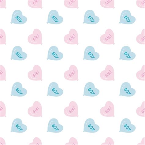 성별 공개 파티 프리미엄 벡터