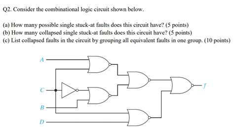 Solved Q Consider The Combinational Logic Circuit Shown Chegg