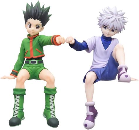 Jilijia 2pcs Anime Figur Gon·freecss And Killua Zaoldyeck Nudel Stopper