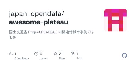 Github Japan Opendata Awesome Plateau Project Plateau