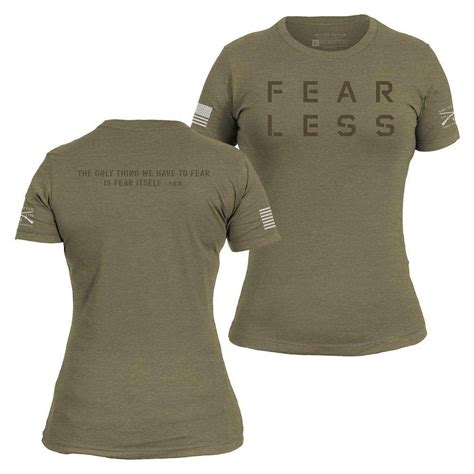 Grunt Style Ladies Fearless T Shirt Sallys Cop Shop