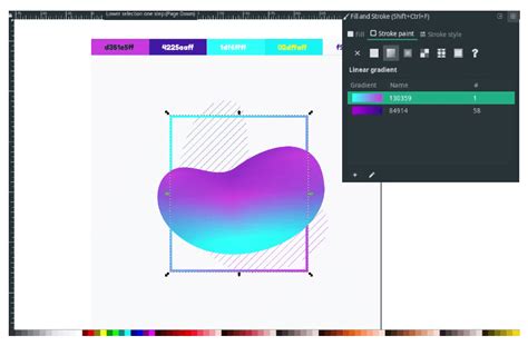 How To Create Liquid Gradient Mesh Design In Inkscape Zakey Design