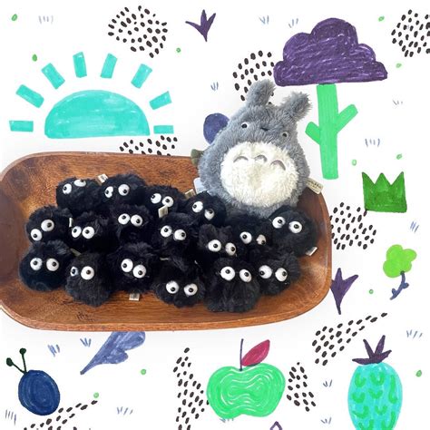 Tiny Soot Sprites Key Ring Chili Fashion And Art Gallery