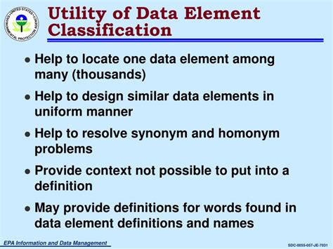 Ppt Data Element Classification Isoiec 11179 Part 2 Powerpoint Presentation Id377202