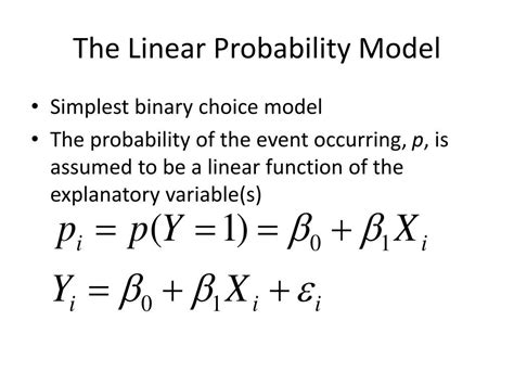 ppt regression with a binary dependent variable powerpoint