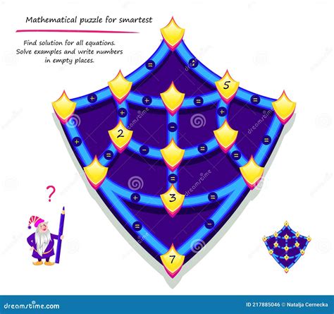 Mathematical Logic Puzzle Game For Smartest Find Solution For All Equations Solve Examples And