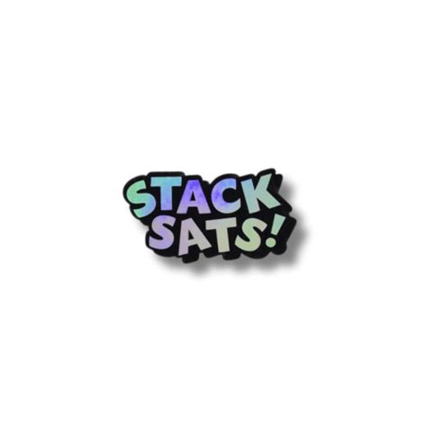 Sticker Stack Sats Dezentralshop