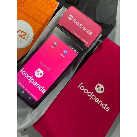 SUNMI V Pro Android Handheld POS TERMINAL For FOOD PANDA Shopee Philippines