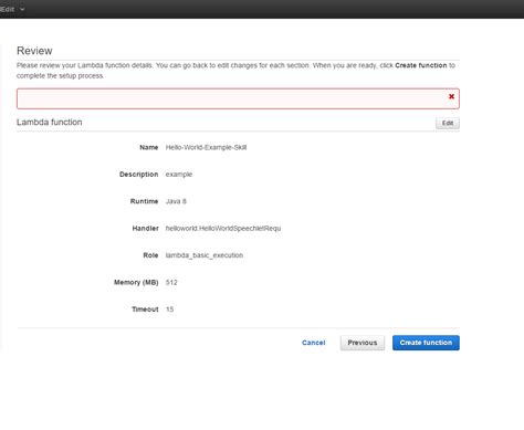 Amazon Web Services Why Cant I Create An Aws Lambda Function In