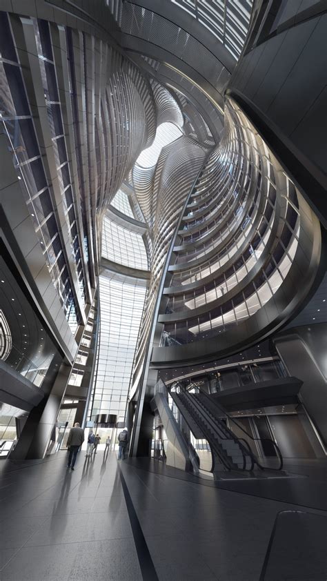 Zaha Hadids Proposal For Tower With Worlds Tallest Atrium
