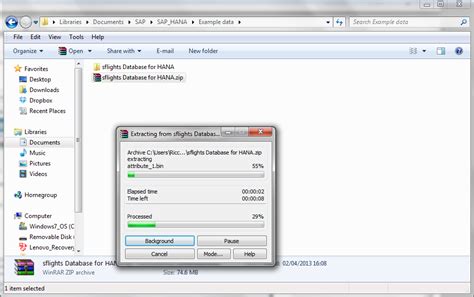HOWTO Import SFLIGHT Sample Data Into HANA From SAP Community