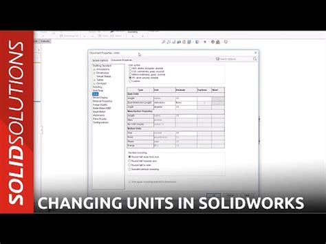 How To Change Dimensions From In To Mmin Solidworks 2019 Gruposop