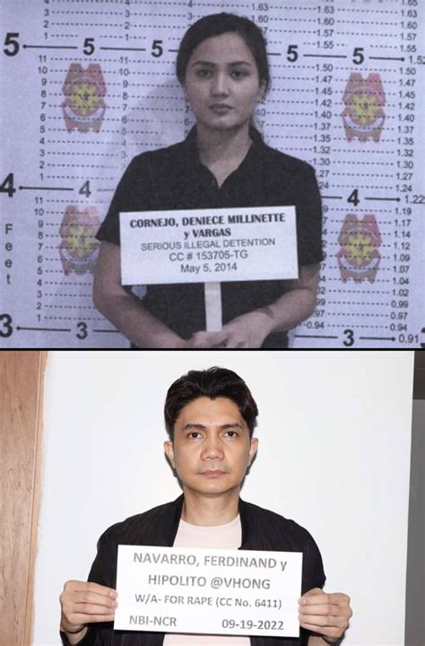 Deniece Cornejo Vs Vhong Navarro Mugshots R Philippines