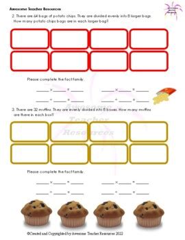 Split It Up Fairly Dividing By S Worksheet By Awesome Teacher Resources