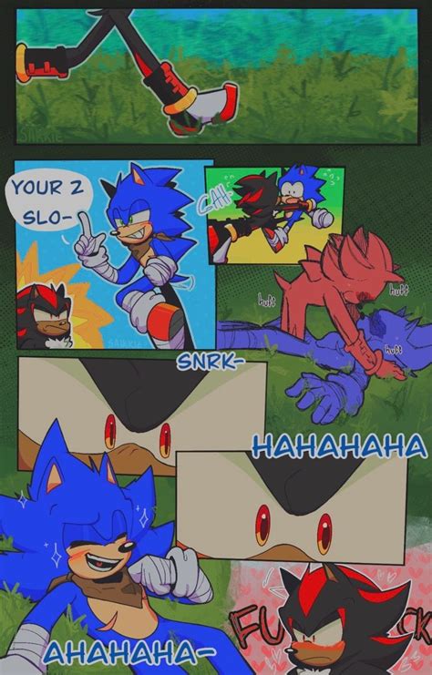 Sonadow Boom Comic From Twitter Sonic And Shadow Sonic X Shadow Fanart Shadow The Hedgehog