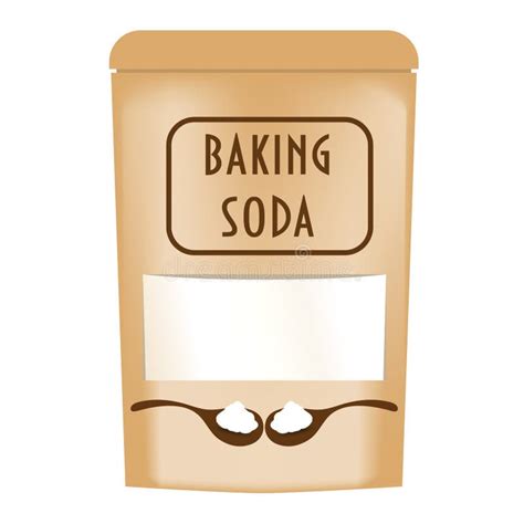 Baking Soda Packaging Stock Vector Illustration Of Zipper 302199033