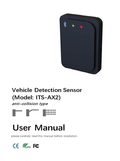 Its Ax2 Vehicle Detection Sensor Manual Pdf Sensor Radar