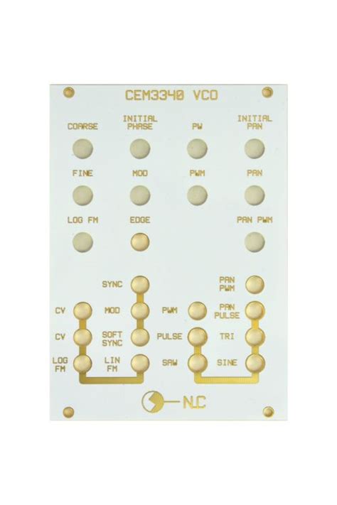 Cem3340 Vco 3340 Voltage Controlled Oscillator Nonlinear Circuits