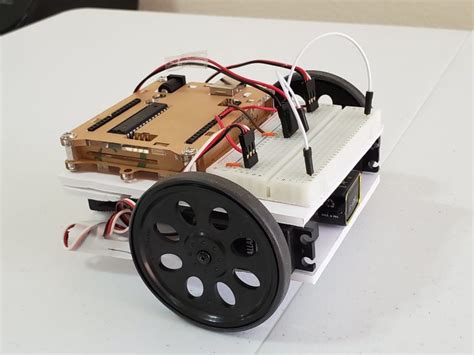 how to make an autonomous wheeled robot move arduino