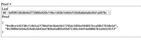 Merkle Tree Conflux Documentation