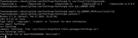 FF Compiled With Python Extension Loads Empty Fontforge Module Issue Fontforge