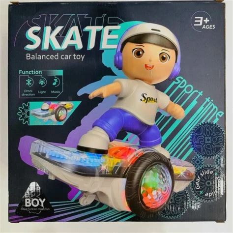 خرید و قیمت اسباب بازی حرکتی پسر اسکیت سوار موزیکال مناسب رده سنی 3 سال