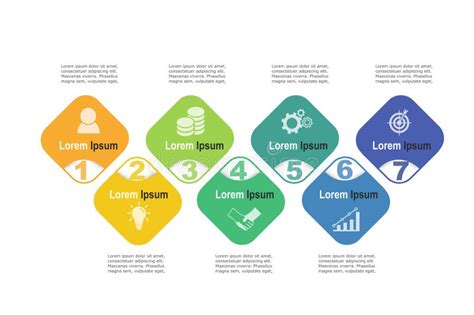 3 Steps Rectangle Infographic Template Business Data Illustration Stock Vector Illustration Of