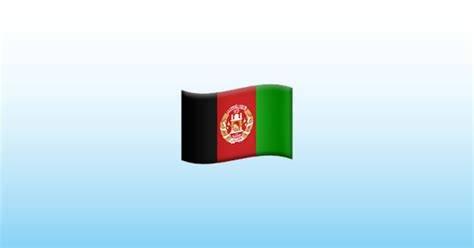Flag Afghanistan Emoji 🇦🇫