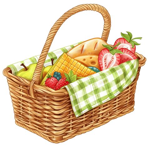 Picnic Basket Clip Art Picnic Basket