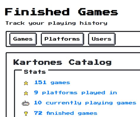 My Latest Side Project Finished Games Kartones Blog
