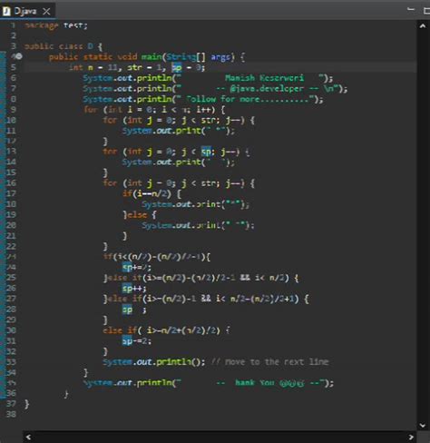 Programming Pattern Coding Java Program Manish Kesarwani