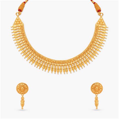 Tanishq Gold Necklace Set Designs With Price