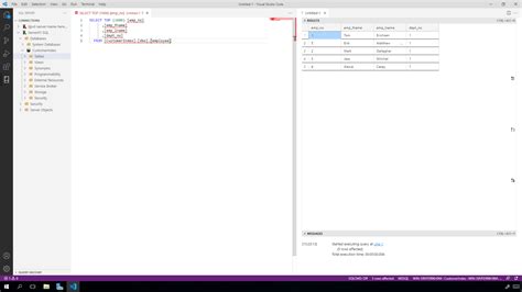 Connect To A SQL Database With Visual Studio Code