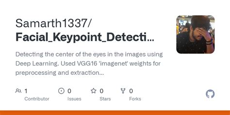 GitHub Samarth1337 Facial Keypoint Detection ImageRegression
