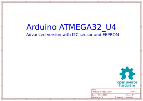 Arduino ATMEGA32U4 Advanced Version Platform For Creating And Sharing Projects OSHWLab