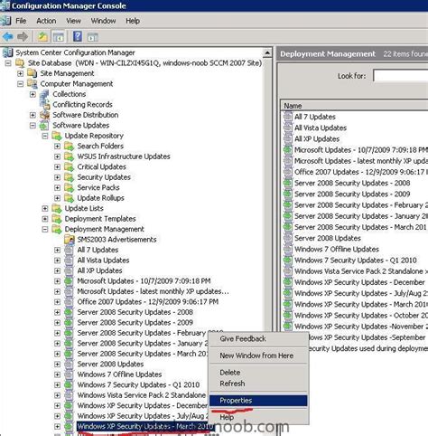 Using Update Lists When Deploying Monthly Updates Software Update Point Windows Noob Com